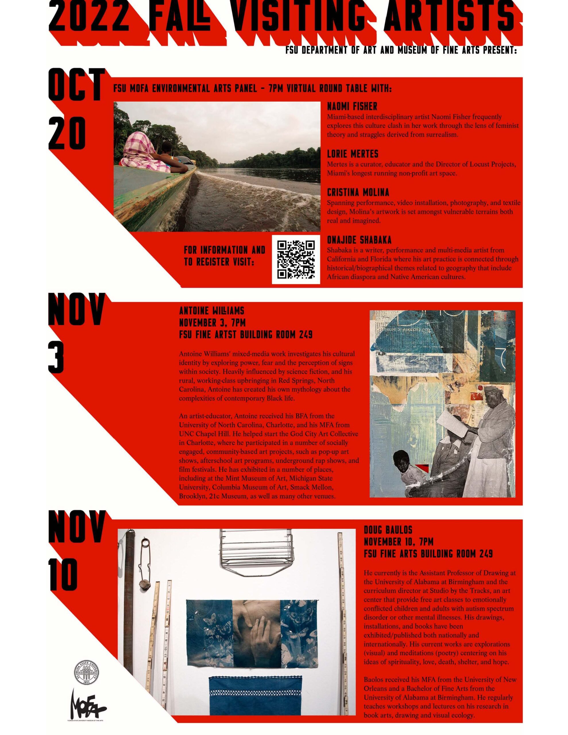 2022 Fall Visiting Artists - Department of Art